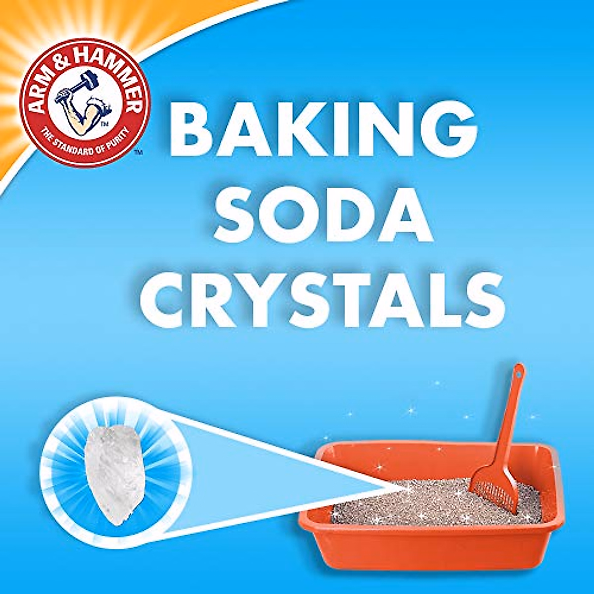 Arm and Hammer Clumping Cat Litter, Multi-Cat Strength, 40 Pound Box