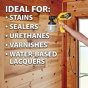 Wagner Spraytech 2419327 Control Spray QX5 HVLP Handheld Stain Sprayer, Ideal for Garages, Fences, Sheds and More
