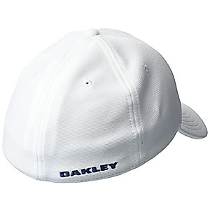 Oakley unisex adult Oakley Tincan Cap Hat, White/Fathom, Large-X-Large US