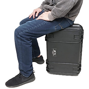 Case Club Gaming Station fits Xbox One X/S. Portable Gaming Station with Built-in 24" 1080p Monitor, Storage for Controllers, Games, and Included Speakers (Xbox & Accessories Not Included)