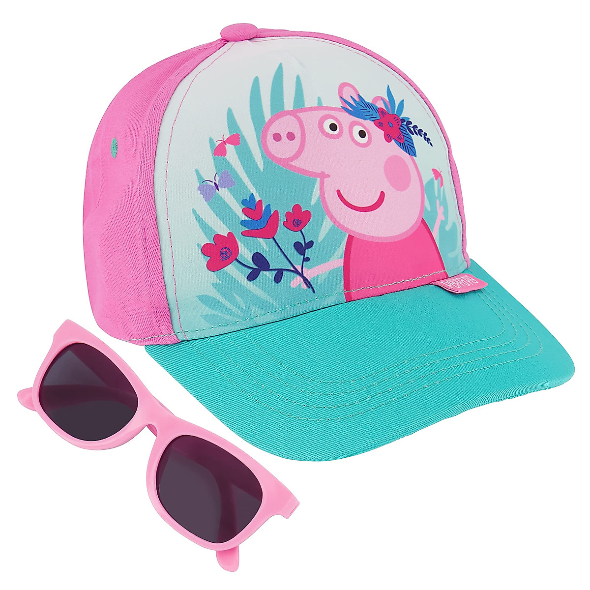 ABG Acessories Girls' Baseball Cap, Peppa Pig Adjustable Toddler Hat Ages 2-4
