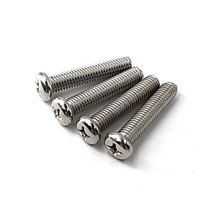 M8x30 Phillips Screws 304 Stainless Steel Metric Machine Screw Bolt (Pack of 20)