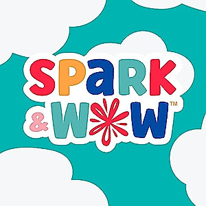 SPARK & WOW Airplane Activity Wall Panels - Ages 18m+ - Montessori Sensory Wall Toy - 6 Activities - Busy Board - Toddler Room Décor