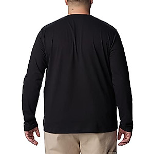Columbia Men's Thistletown Hills Long Sleeve Logo Tee, Black, Medium