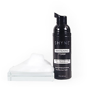 SHYNE Whitening Foam - Aligner Cleaner, Retainer Cleaner, Whitens Teeth and Cleans Dental appliances, Freshens Breathe. Great for Invisalign, ClearCorrect, Byte, Candid