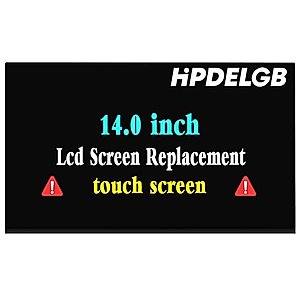 HPDELGB 14.0" Screen Replacement for Dell Latitude 14 3420 LCD Digitizer Display Panel 40 Pins 60Hz FHD 1920x1080 Touch Screen
