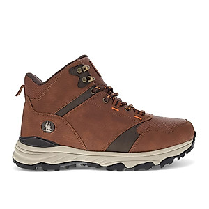 Bass Mens Trailway Hi Outdoor Walking Hiking Boot, Tan/Brown, 9 M