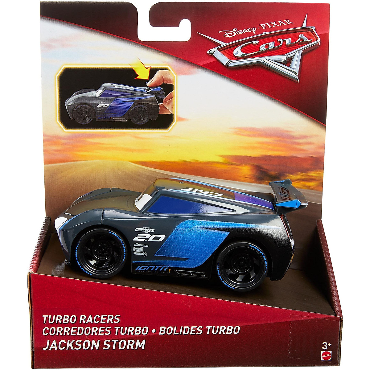 Disney Cars Toys Turbo Racers Jackson Storm