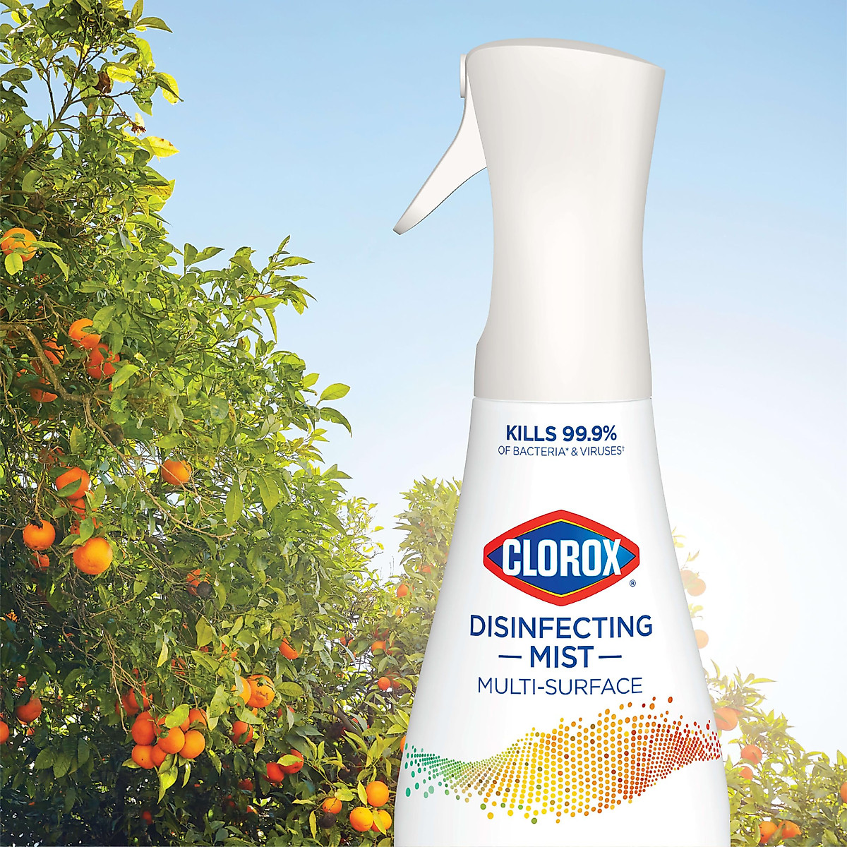 Clorox Disinfecting Mist, Multisurface Cleaner, Lemon and Orange Blossom, Sanitizing Spray & Refill, 16 Ounces