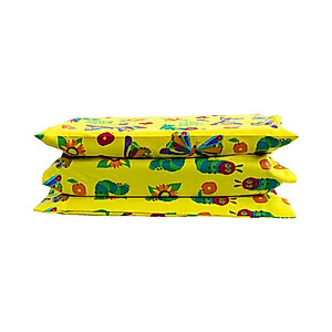 KinderMat + Eric Carle Kinderbundle - Beautiful Butterfly - Full Nap Mat & Washable Cover, Special Edition - 47" x 22", Value Bundle, Great for Daycare & Family Households