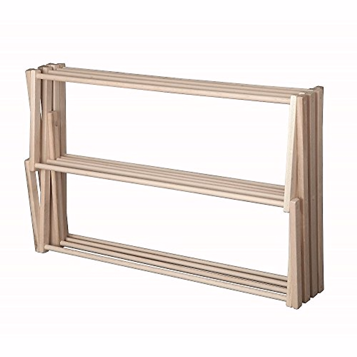 Saving Shepherd Extra Large Wood Laundry Drying Rack Collapsible, 48" Floor Unit