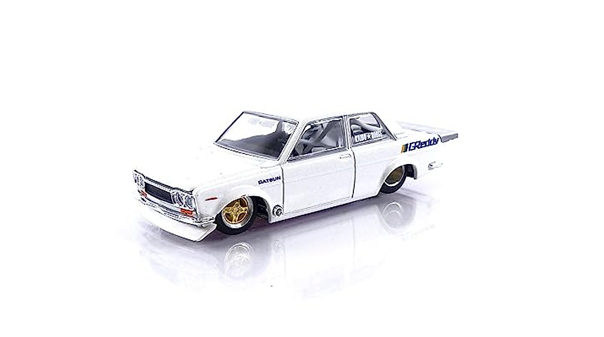 Datsun 510 Pro Street Pearl White Diecast Model - Limited Edition ...