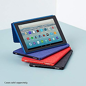 Fire HD 10 Tablet with Alexa Hands-Free, 10.1" 1080p Full HD Display, 32 GB, Black (Previous Generation - 7th)