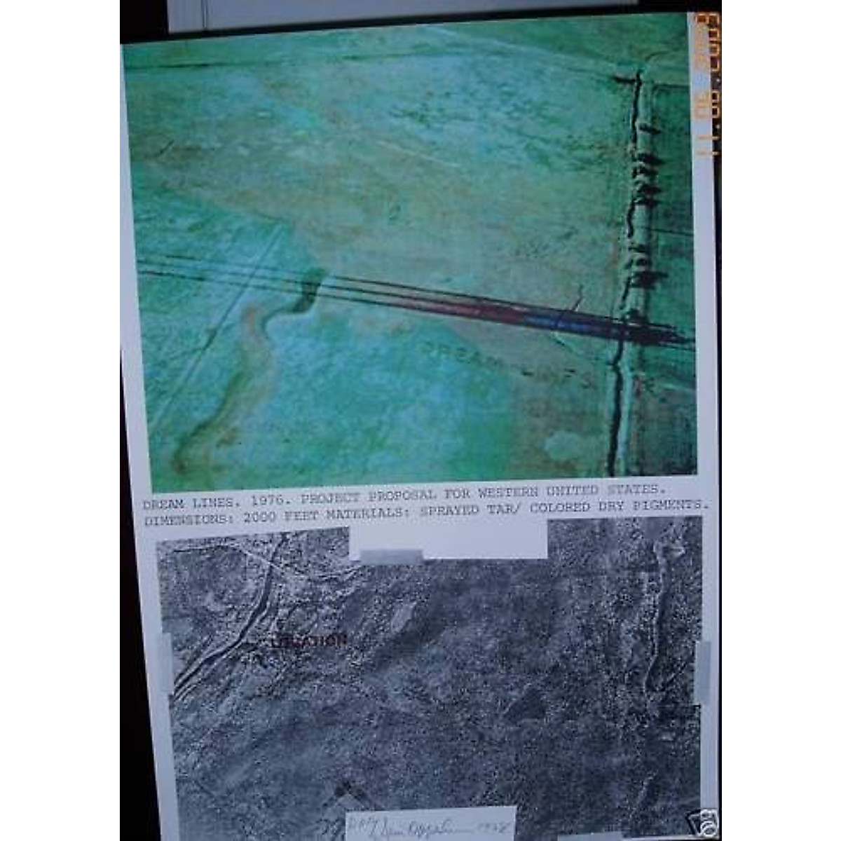 DENNIS OPPENHEIM ORIG LTD ED SIGNED & DESIGNATED