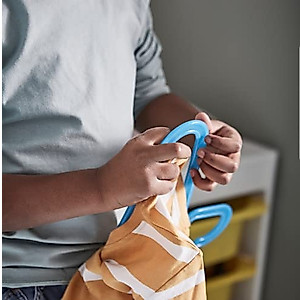 IKEA Bagis Children's Hangers 1 X 8-Pack Toddler Hangers Durable Kids Hanger for Children Toddlers Baby Hanger Multi Colored Hangers