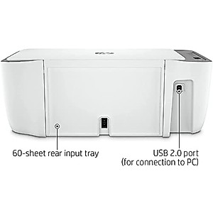 HP DeskJet 27-55e Series All-in-One Color Inkjet Printer I Print Copy Scan I Mobile Printing I Wireless & USB Connectivity I Print Up to 5.5 ppm I Up to 4800 x 1200 DPI Print Resolution +Printer Cable