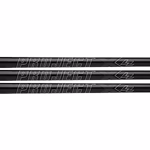 Project X LZ Blackout Black Onyx Wedge Shafts - Set of 3 - Choose Flex (6.0 (Stiff) Flex)