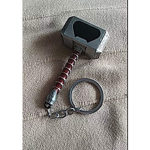 Bottle Opener Thor Bottle Opener Shape Beer Opener Funny Thor of Hammer Mjolnir Keychain Opener Thor Hammer Lovers Gift Party Pub Bar Gifts Wine Corkscrew Beverage Wrench  (Silver)