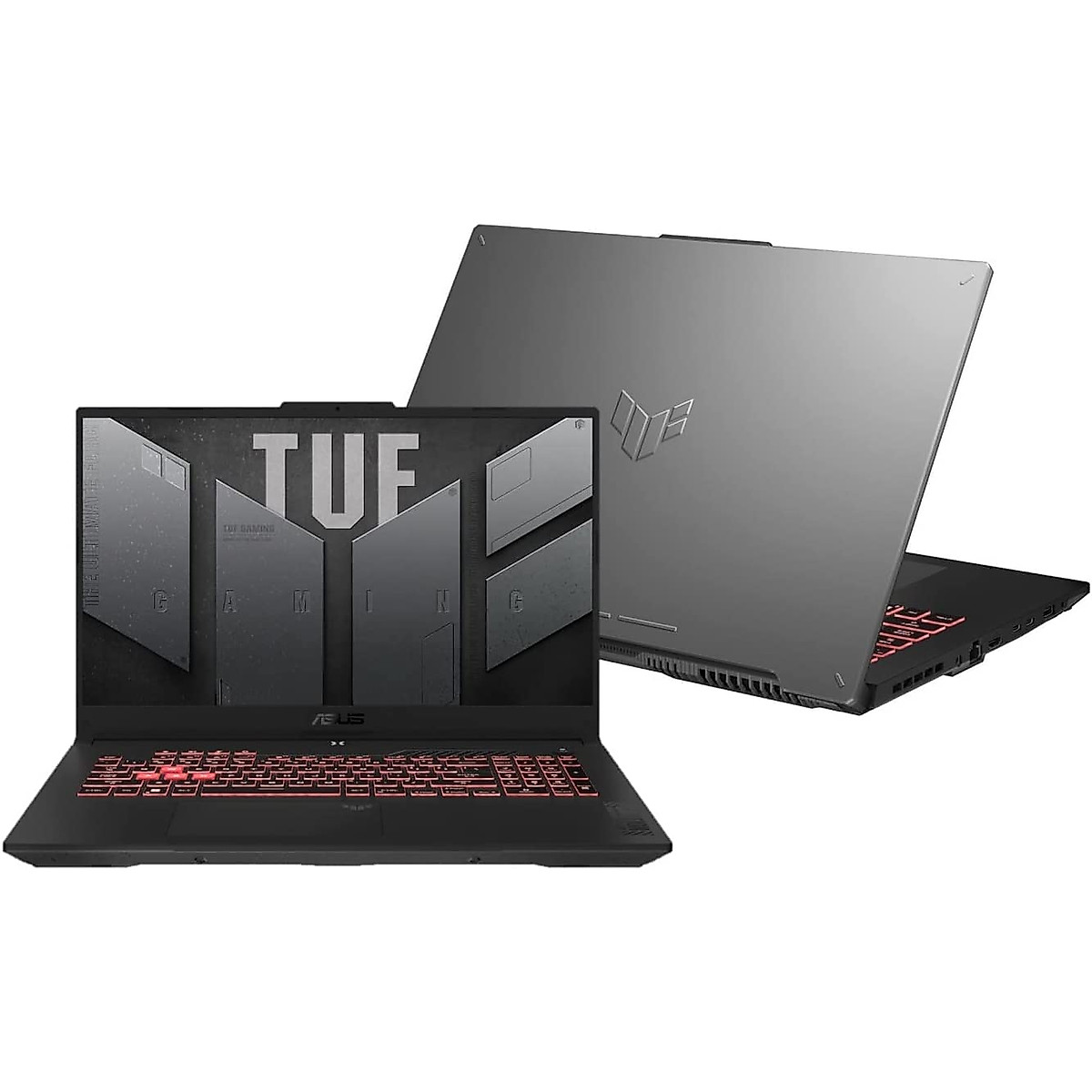 ASUS 2023 Gaming Laptop TUF AMD Ryzen 7 7735HS 8-Core NVIDIA Geforce RTX 4050 6 GB 64 GB DDR5 2 TB SSD 17.3" 1920x1080 144 Hz Win10 Home WiFi 6 Bluetooth 5.3 Backlit Keyboard 720p HD Camera