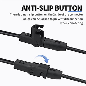 Tecreddy Recliner Extension Cord 6 Feet Replacement Power Supply Cable for Okin Limoss Lazy boy Pride Catnapper Lift Chair Power Recliner