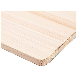 Shun Cutlery Large Hinoki Cutting Board, 17.75" x 11.75" Large Wood Cutting Board, Medium-Soft Wood Preserves Knife Edges, Authentic, Japanese Kitchen Cutting Board