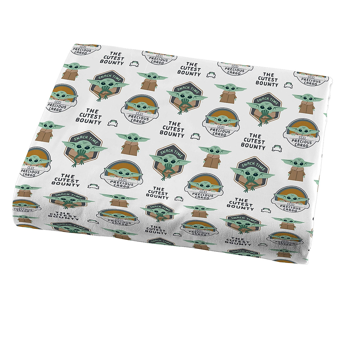 Jay Franco Star Wars The Mandalorian The Child Twin Sheet Set - 3 Piece Set Super Soft and Cozy Kid’s Bedding Features Baby Yoda Grogu - Fade Resistant Microfiber Sheets (Official Star Wars Product)