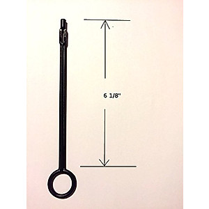Westlake Market, Hoppes Gun Cleaning Rod with No 9 Cleaner, Lubricatiing Oil, and Quality Cotton Patches for 9mm Through .45 Caliber