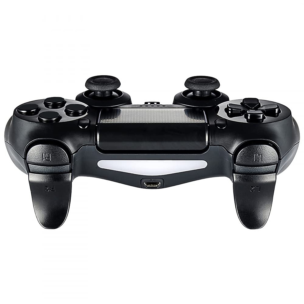 eXtremeRate Black 2 Pair Custom Trigger Extenders L2 R2 Buttons for PS4 Controller, Game Improvement Adjusters for PS4 Pro Slim Controller