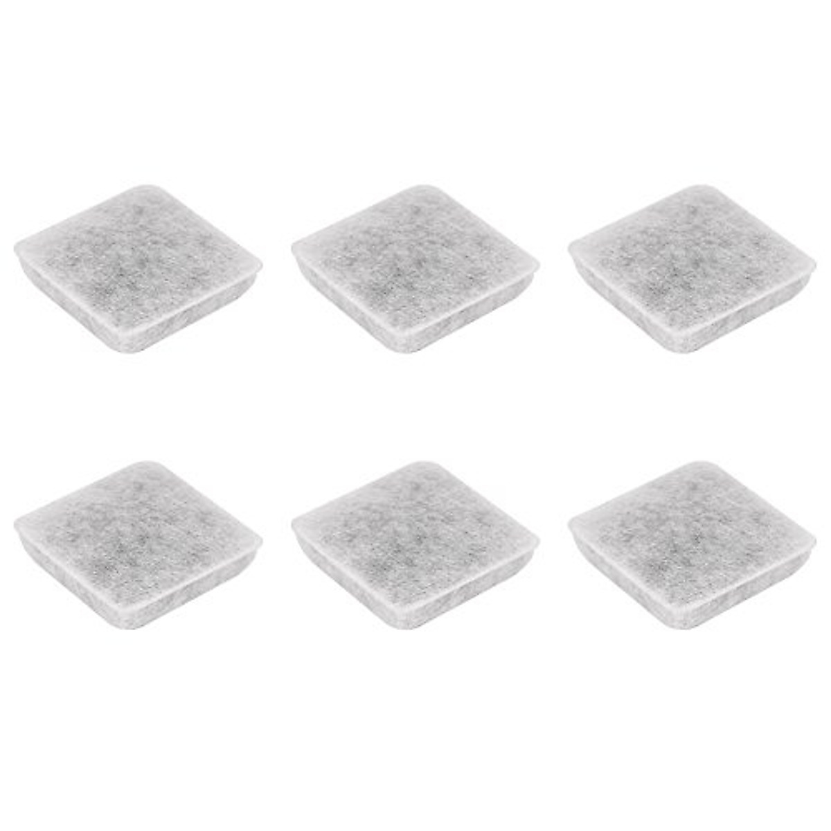 Nispira Premium Charcoal Water Filter Replacement Compatible with Petmate Replendish Mason Pet Fountains, 6 pk