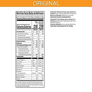 Kellogg's Frosted Mini-Wheats Cold Breakfast Cereal, High-Fiber, Whole Grain, Original, 18oz Box (1 Box)