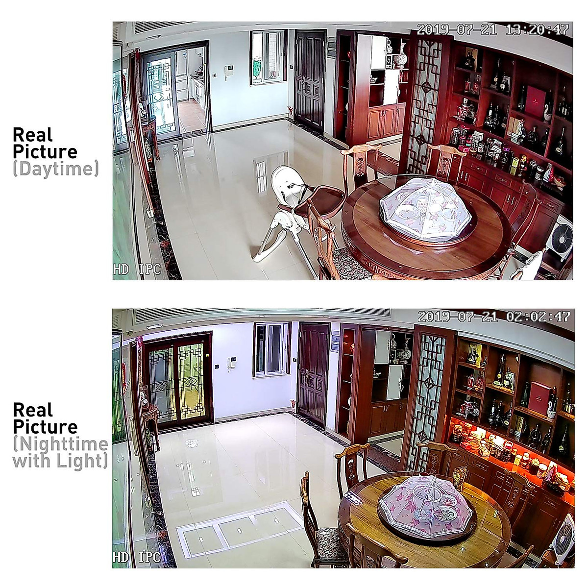 Revotech Zoom Mini POE IP Camera, HD 3MP Indoor Security Camera 2.8-12mm Manual Zoom Lens P2P Remote View CCTV Video Cam H.265 (I712-P Black)