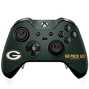 Skinit Decal Gaming Skin Compatible with Xbox One Elite Controller - Officially Licensed NFL Green Bay Packers Team Motto Design