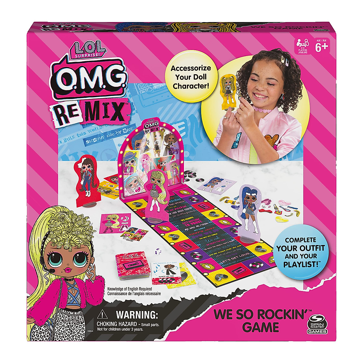 Spin Master L.O.L. Surprise! OMG Remix Game for Families, Teens, and Kids Ages 6 &up