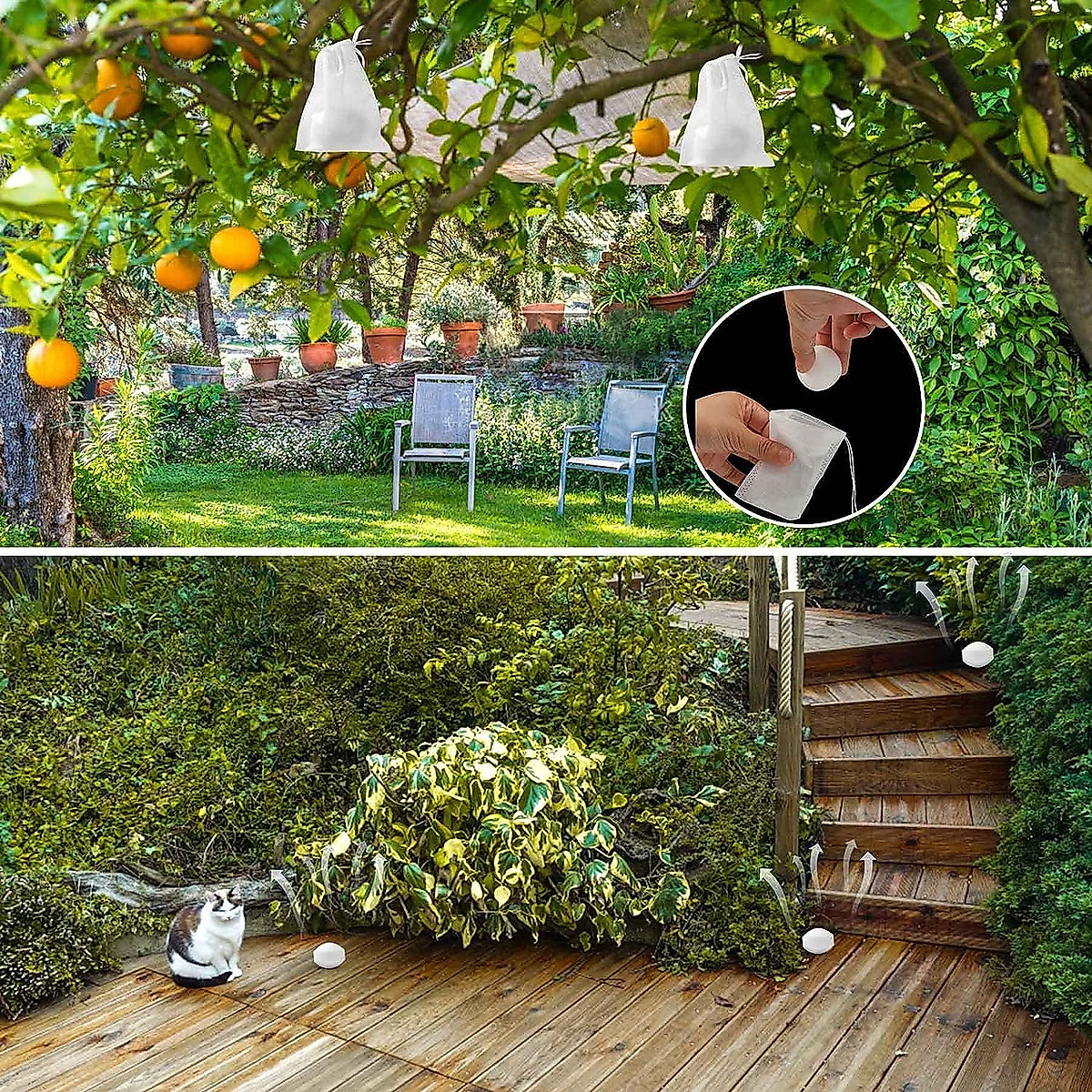 36 Pack Powerful Snake Repellent for Yard, Natural Snake Away Repellent for Indoor Outdoors Lawn Garden Camping, Mouse Repellent, Squirrel Repellent, Rats Repellent