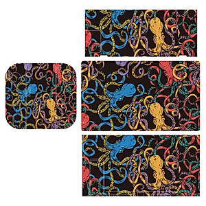 Sea Life Octopus Skin Protective Film Sticker Game Protector Full Wrap Compatible for Nintendo Switch for Switch