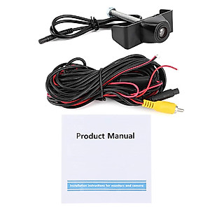 iFCOW Car Front View Mirror Camera IP67 Waterproof Parking Camera Parking Assistance for Ford Edge
