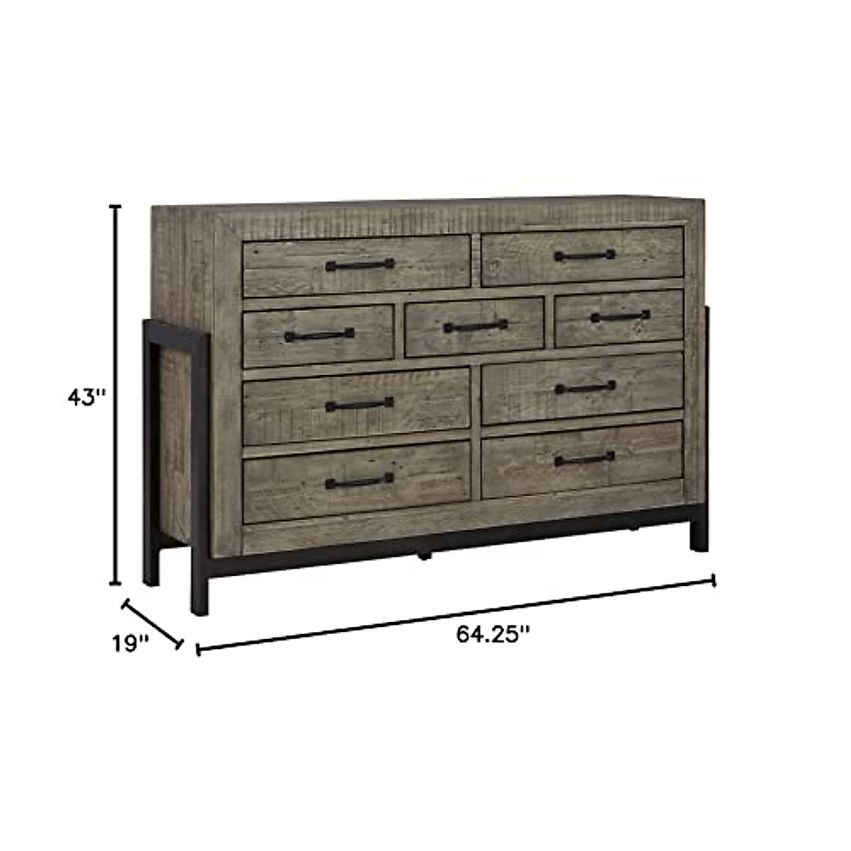 Signature Design by Ashley Brennagan Dresser, Grayish Brown