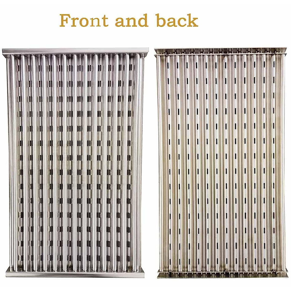 Cmanzhi S4B316 (2-Pack) 17" Grill Cooking Grate and Emitter for Charbroil TRU-Infrared 463642316 463644220 463632320 463675016 463644220 G362-2100-W1, for Charbroil 463245518 4636750