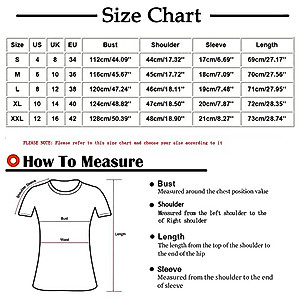 Bravetoshop Womens Summer V Neck T Shirts Gradient Short Sleeve Causal Loose Fit Tee Tops (Light Blue,XL)