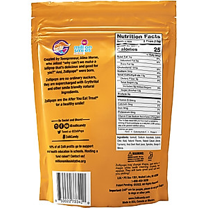 Zolli Vitamin C Sugar-Free Keto Lollipops - Immune Boosting, Natural Fruit Flavor, Vegan, Gluten-Free, 8 Oz. - Support Your Immune System with Tasty and Healthy Lollipops