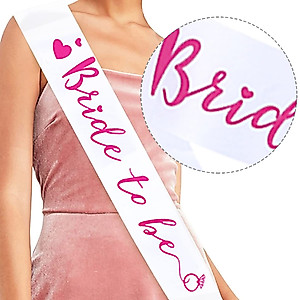 READIGO Hot Pink Babe Girl Last Ride Bachelorette Party Decorations, Space Cowgirl Nashville Bachelorette Balloons Garland, Bridal Sash, Last Disco Rodeo Bridal Shower Party Backdrop