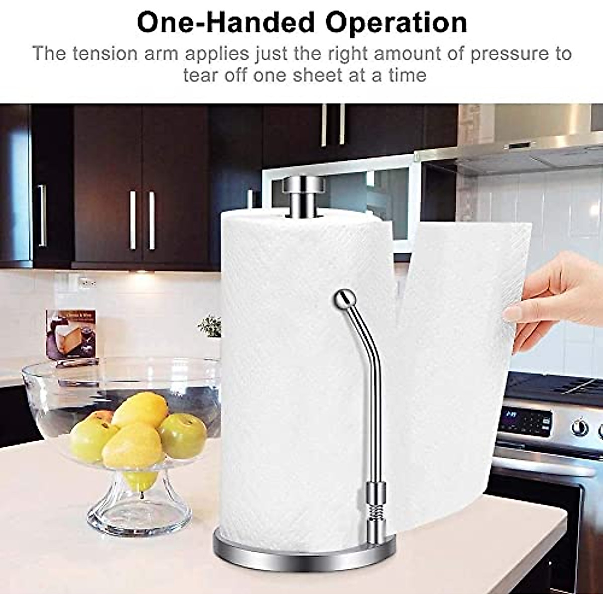 Kitchen Paper Roll Holder Paper Towel Rack Dining Table Kitchen Paper Roll Holder Vertical Paper Towel Storage Rack