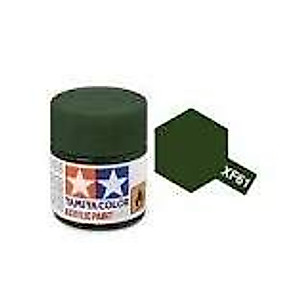 TAMIYA 81761 Acrylic Mini XF61 Dark Green 1/3 oz