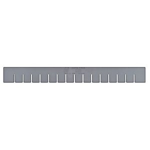 Quantum DL93030 6-Pack Long Divider for DG93030 Dividable Grid Container, Gray