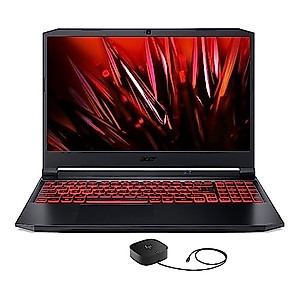 acer Nitro 5 AN515-57 Gaming & Business Laptop (Intel i7-11800H 8-Core, 16GB RAM, 1TB m.2 SATA SSD + 2TB HDD, GeForce RTX 3050 Ti, 15.6" 144Hz Win 11 Home) with G5 Essential Dock