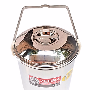 ZEBRA THAILAND Improved 16cm Loop Handle Pot, Silver