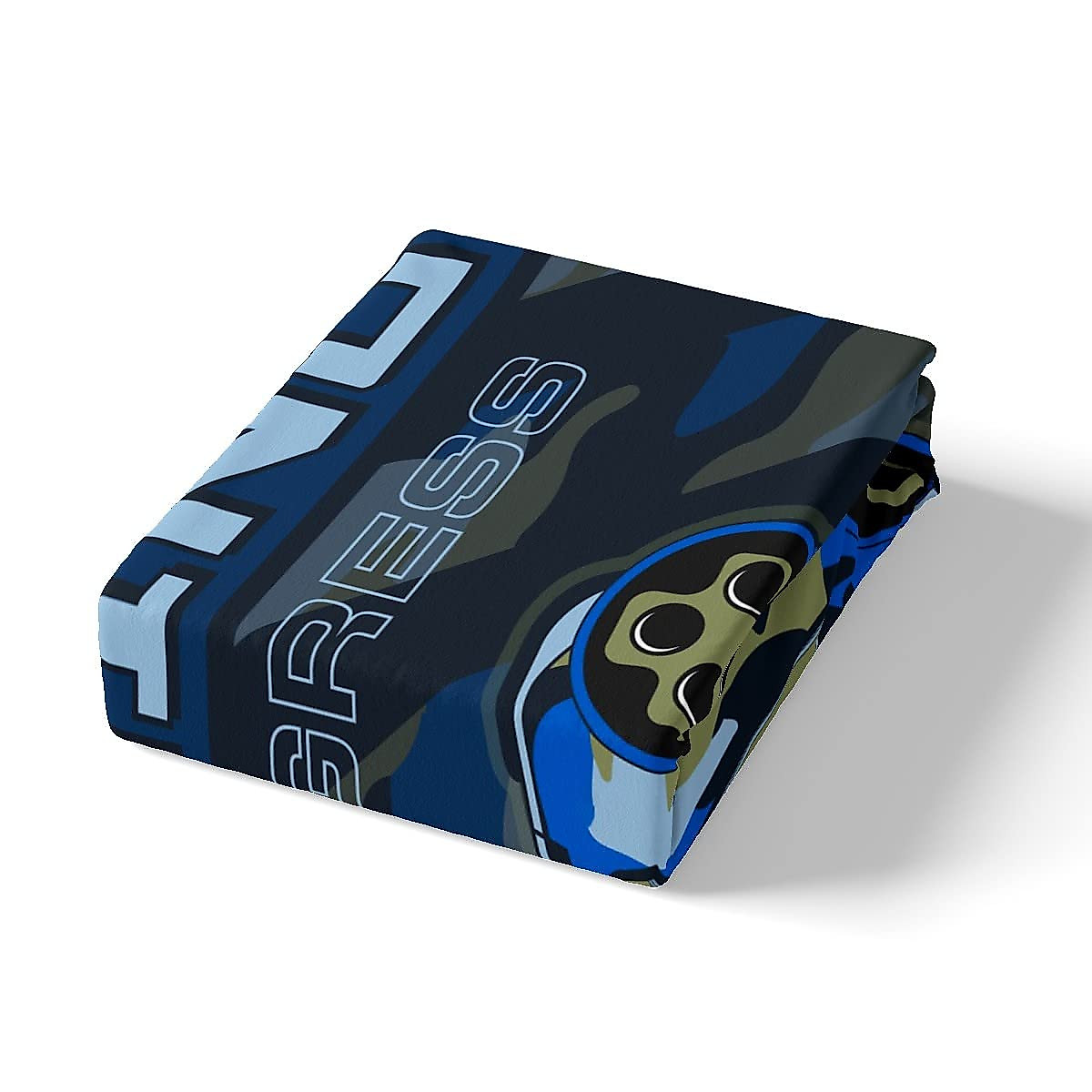 Feelyou Games Comforter Cover Twin Size,Gamepad Bedding Set for Boys,Kids Video Games Duvet Cover Set Modern Gamer Console Action Buttons Quilt Cover Teens Bedroom Decor Camo Navy Blue 2 Pcs