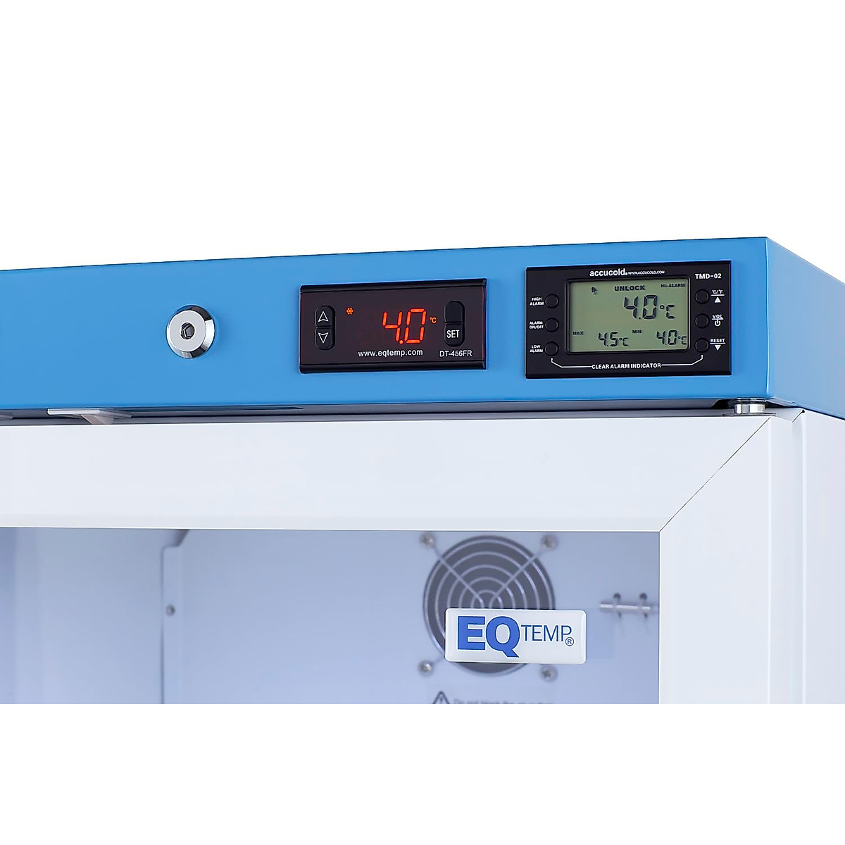 EQTemp 1.94 cu. ft Medical Refrigerator, Compact Glass Door- ACR22G