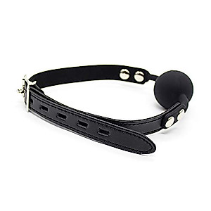 Toxz Soft Silicone Mouth Ball Gag Mouth Stuffed Adult Game Toy,Ball Buckle Belt Silicon Mouth Ball,Advanced Ball Gag