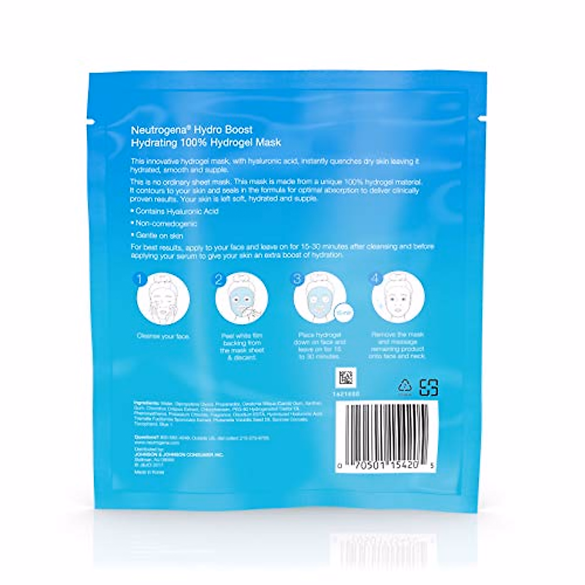 Neutrogena Hydro Boost Hydrating Hydrogel Mask, 1 Oz